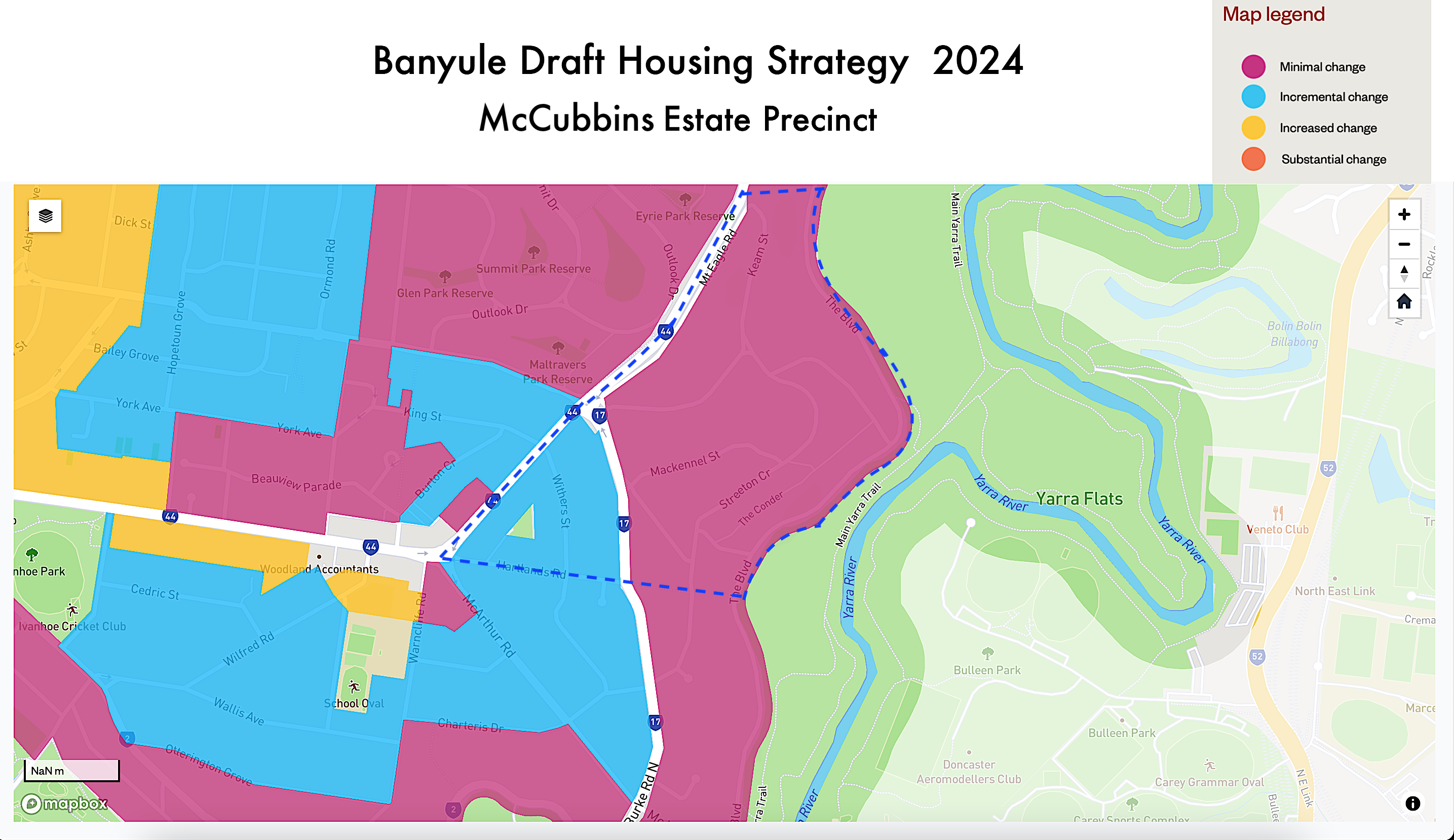 Banyule Draft Housing Strategy MAP 2024 – McCubbins Estate Committee
